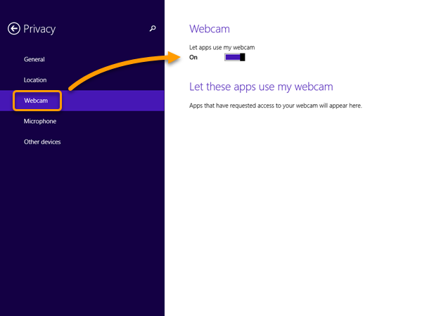 How to configure webcam and microphone access on Windows 8/10/11